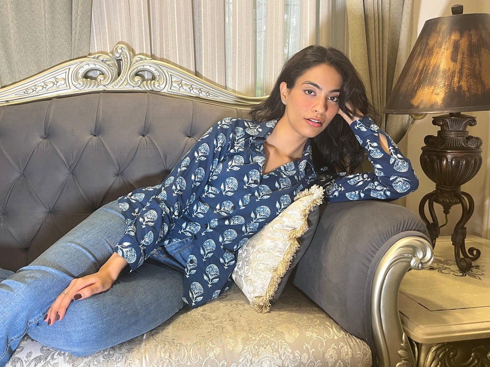 Neel Corset Shirt – The Print Atelier